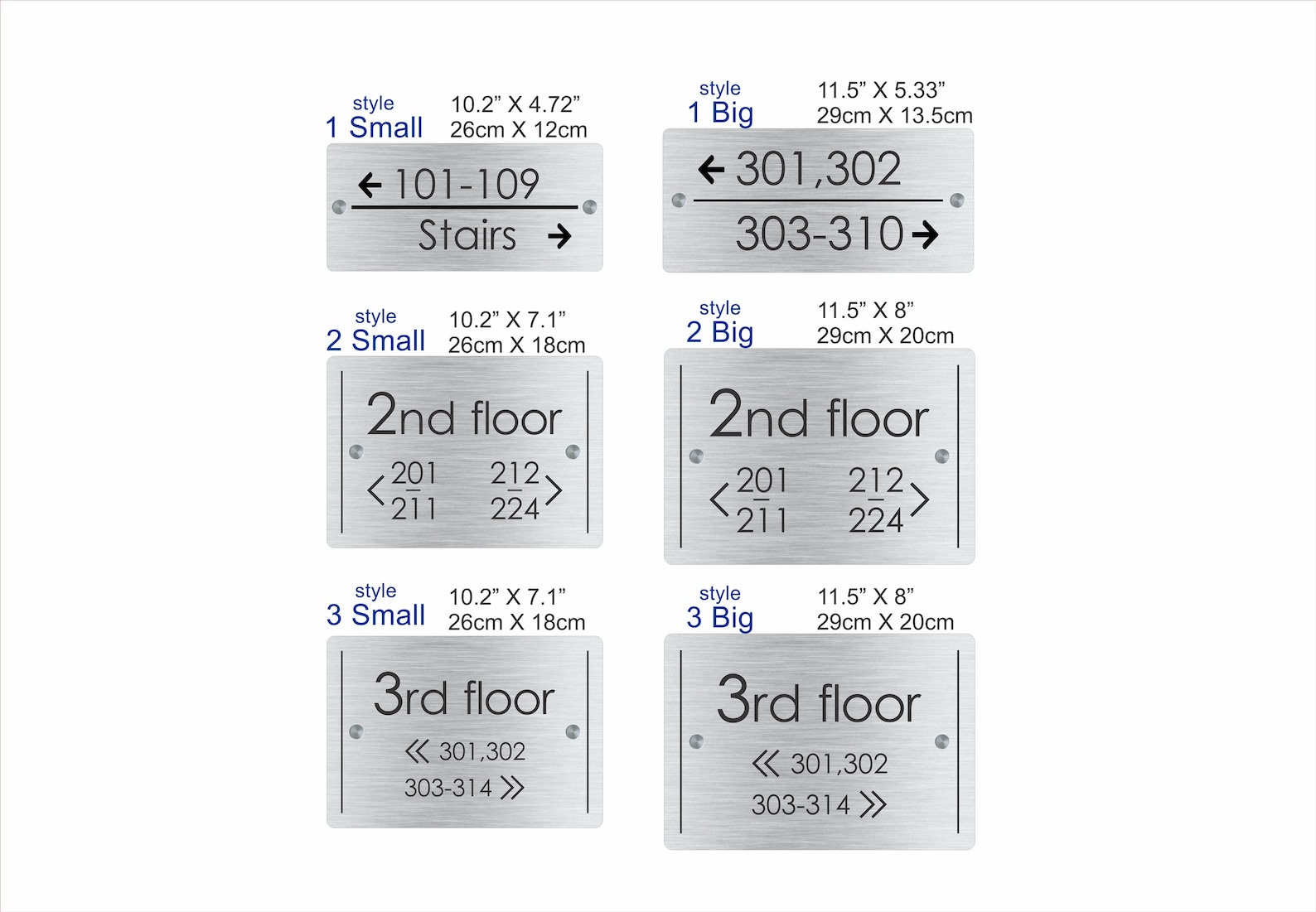 Directional Signs Custom, Hotel Directional Signs, Arrow Sign, Hotel ...