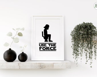Use the Force Toilet - Etsy