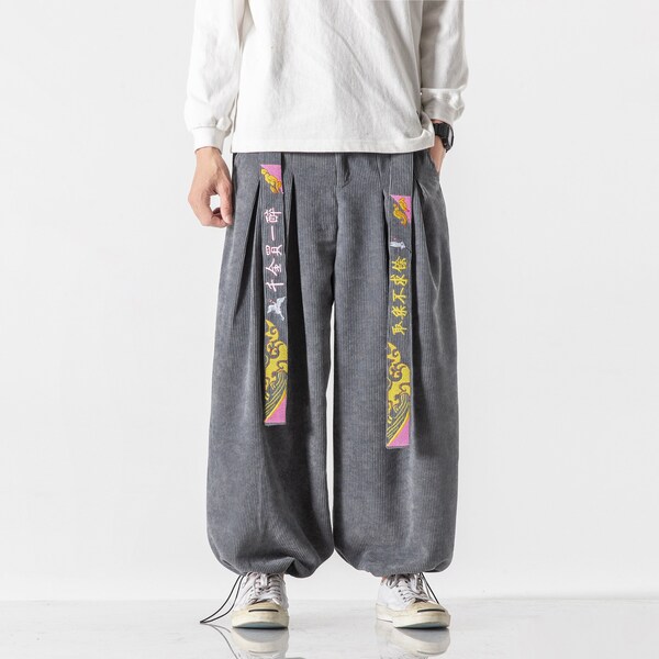 Embroidered Pants - Etsy