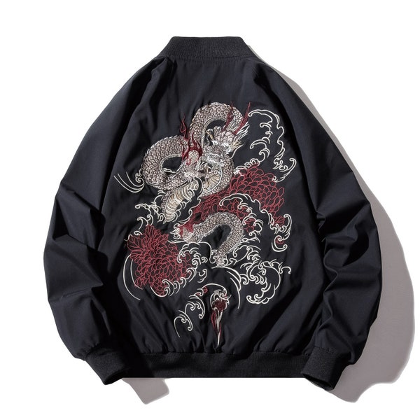 Jacket With Dragon - Etsy