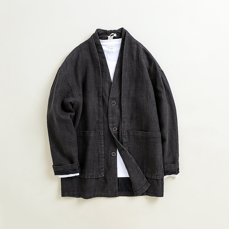 Men's Linen Jacket Vintage Japanese Linen Jacket - Etsy Canada