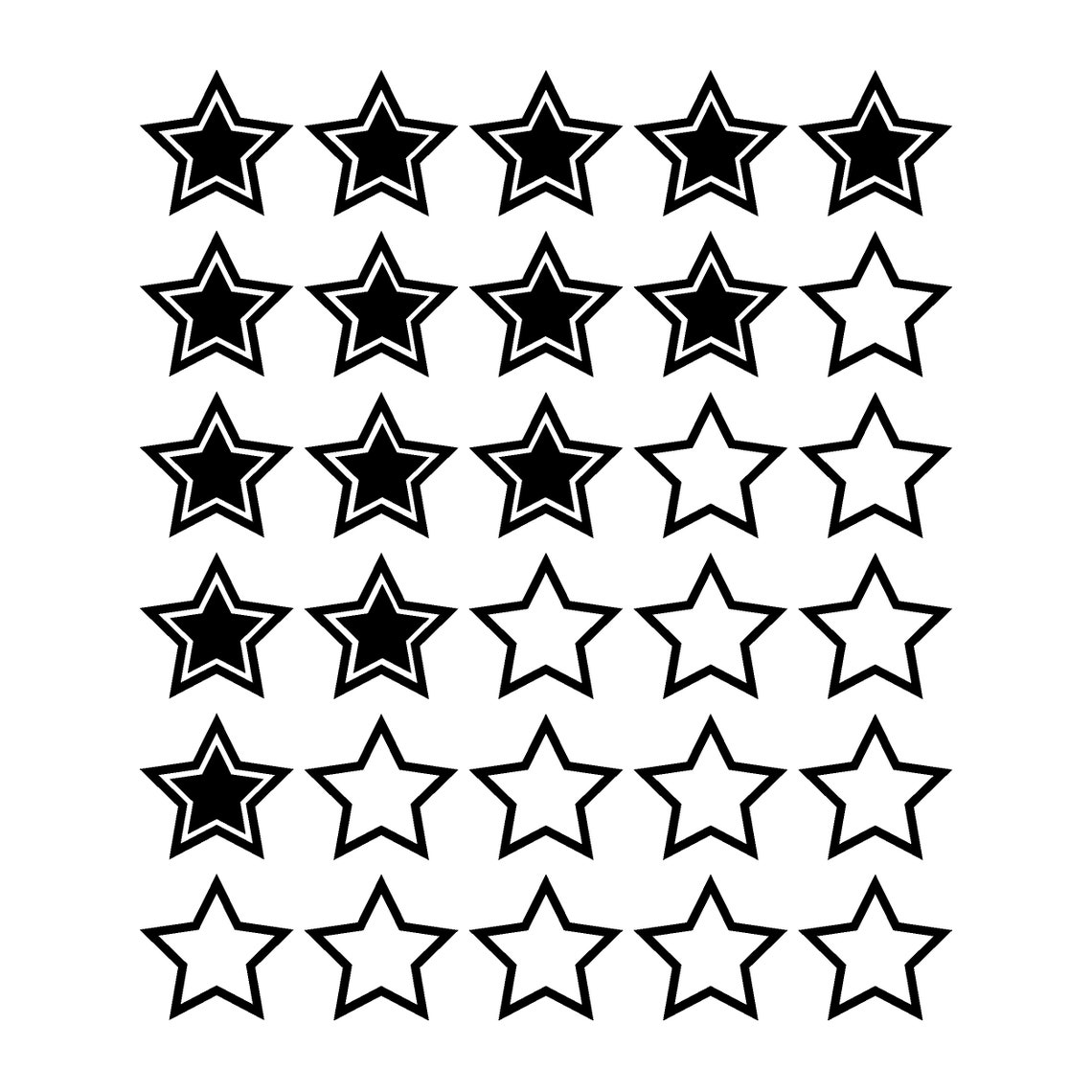 Vectorial Habit Tracker Planner Icons in Svg for Creating Your Own ...