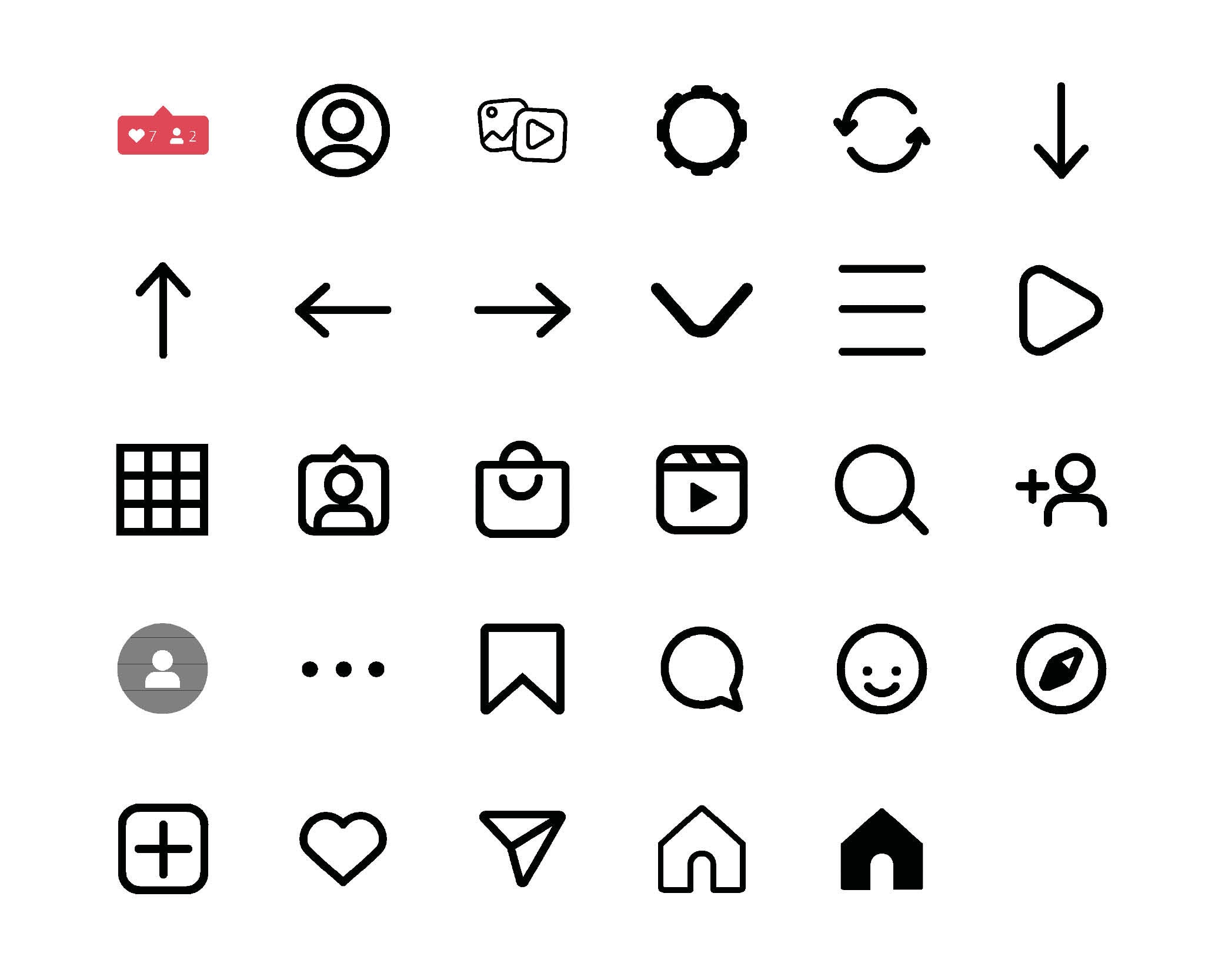 Instagram Vectorial Social Media Icons (.svg .png). Instagram Icons ...