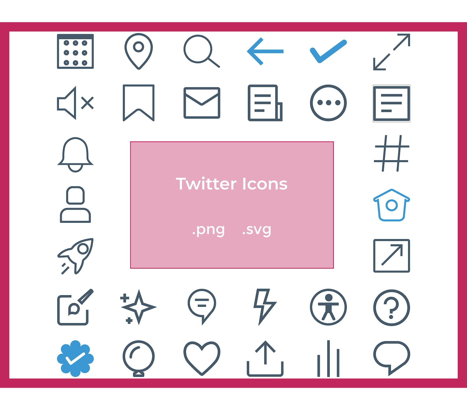Twitter Social Media Vectorial Icons .svg Twitter Icons. Fully Editable ...
