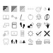 Vectorial Habit Tracker Planner Icons in Svg for Creating Your Own ...