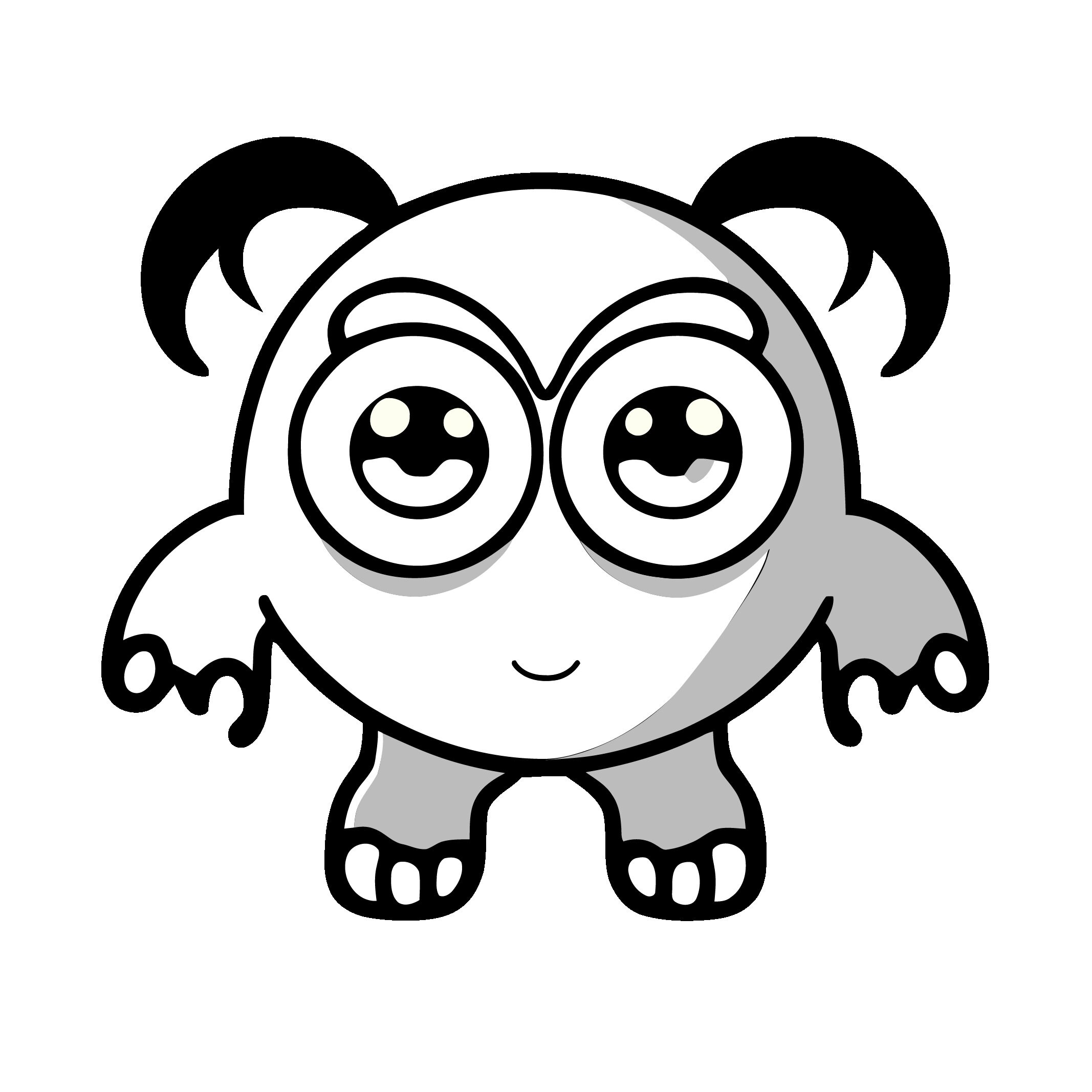 Creature Logo in Vector Format (svg Png Ai) Logo of Little Monster in ...