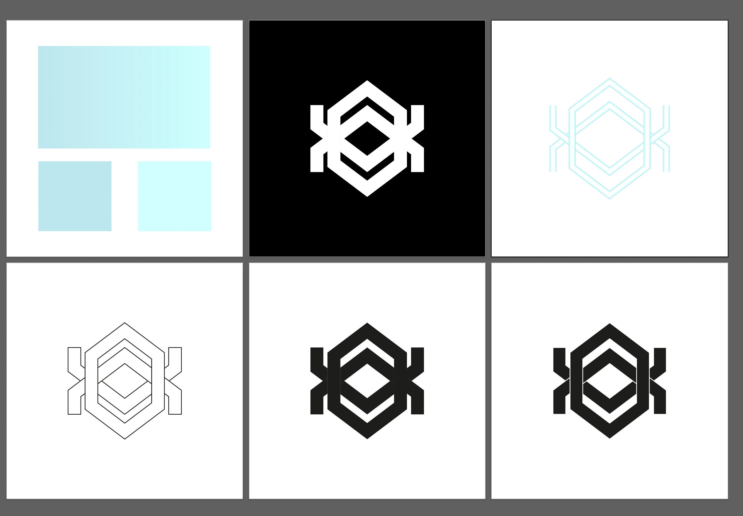 Editable Geometric Logo in Vectorial Extensions .eps .ai - Etsy