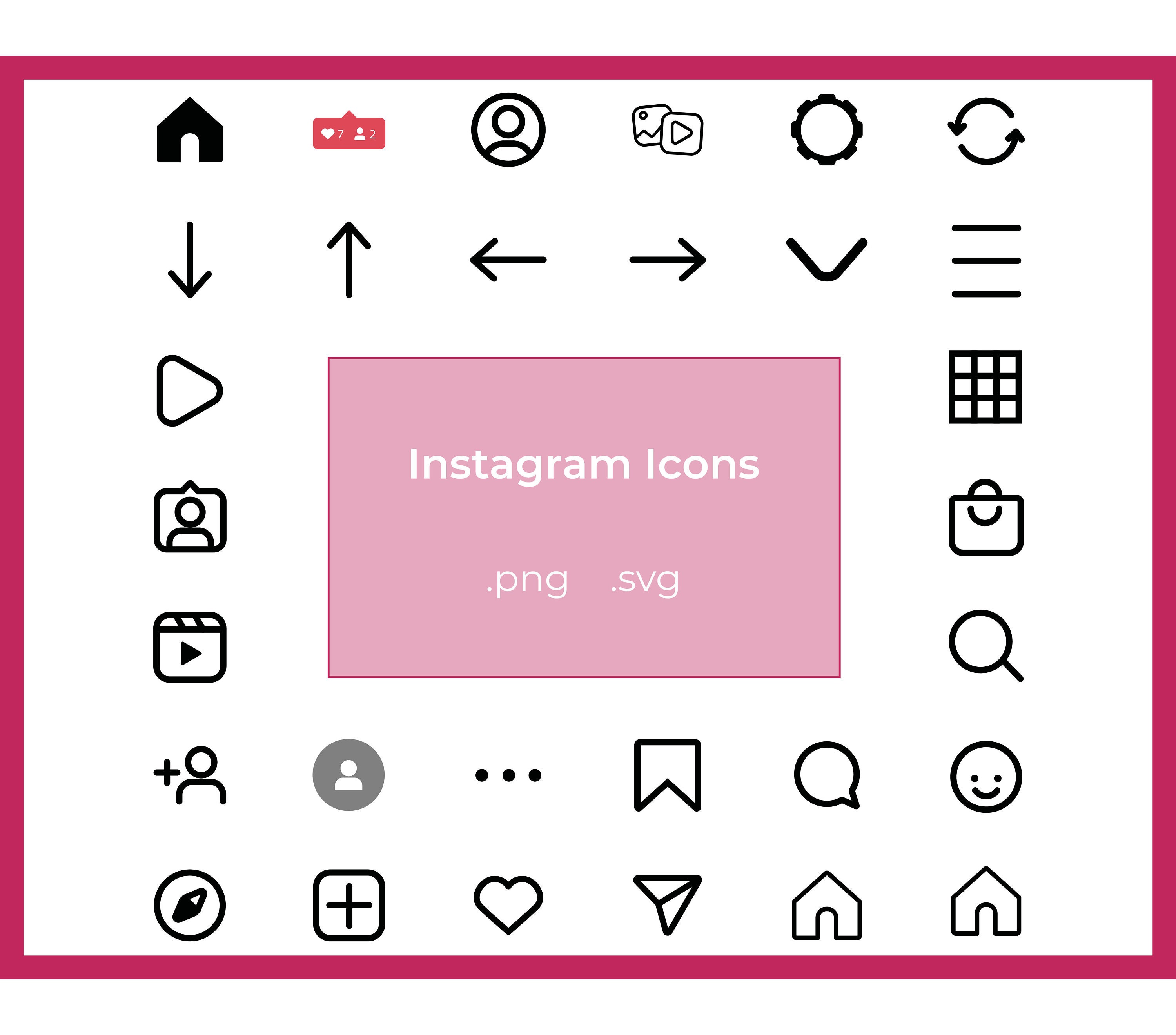 Instagram Vectorial Social Media Icons (.svg .png). Instagram Icons ...