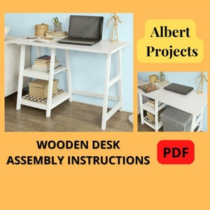 DIY Computer Table Digital Plans PDF - Etsy