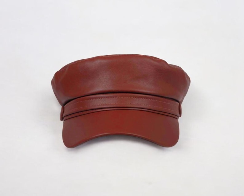 Leather Cap Pattern | Leather Pattern | PDF Leather Pattern | Leather ...