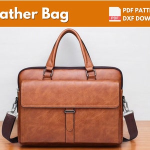 Laptop Bag Pattern Leather Bag Pattern PDF Leather Pattern Bag Pattern ...