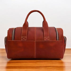 Leather Duffle Bag Pattern | Leather Pattern | Duffle Bag | Leather Bag ...