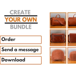 Leather Patterns | Leather Bag Pattern | PDF Leather Pattern | Beginner ...
