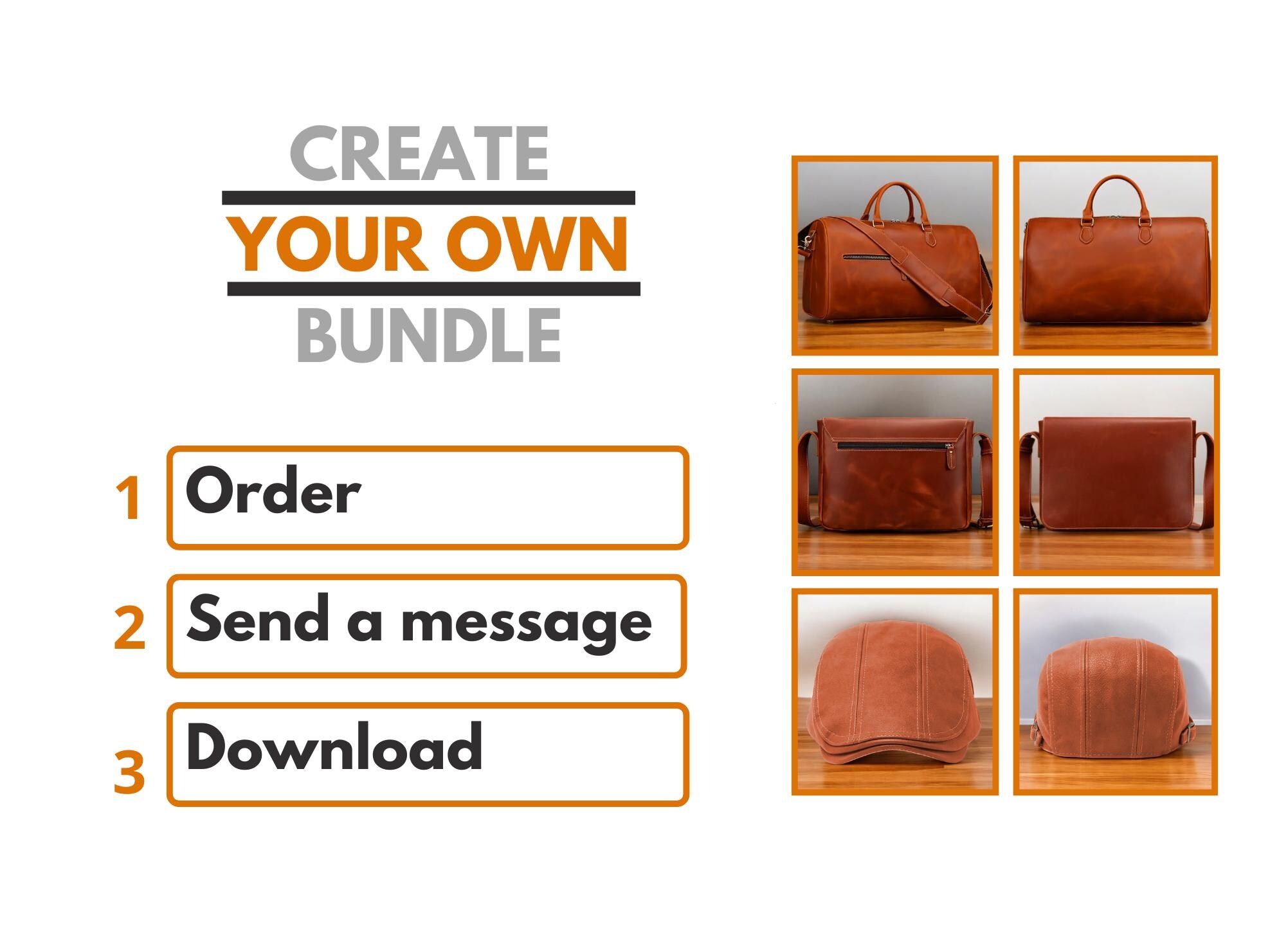 Leather Patterns | Leather Bag Pattern | PDF Leather Pattern | Beginner ...