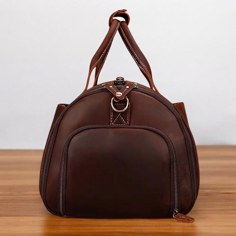Leather Duffle Bag Pattern | Leather Pattern | Duffle Bag | Leather Bag ...