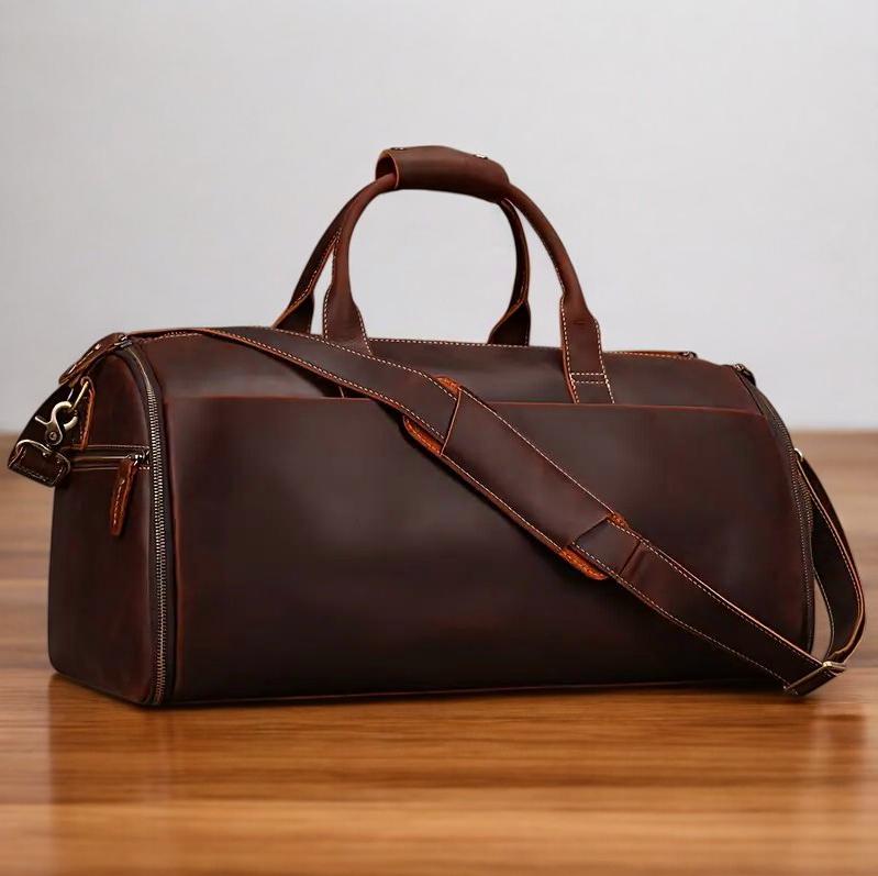 Leather Duffle Bag Pattern | Leather Pattern | Duffle Bag | Leather Bag ...
