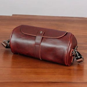 Leather Barrel Bag Pattern | Leather Pattern | Crossbody Bag | Leather ...