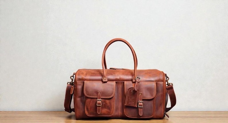 Leather Duffle Bag Pattern | Leather Pattern | Duffle Bag | Leather Bag ...