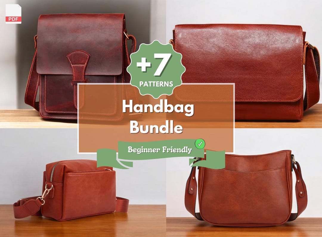 Leather Patterns | Leather Handbag Pattern | PDF Leather Pattern ...