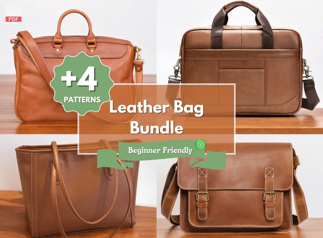 Leather Bag Pattern | Leather Pattern | PDF Leather Pattern | Crossbody ...