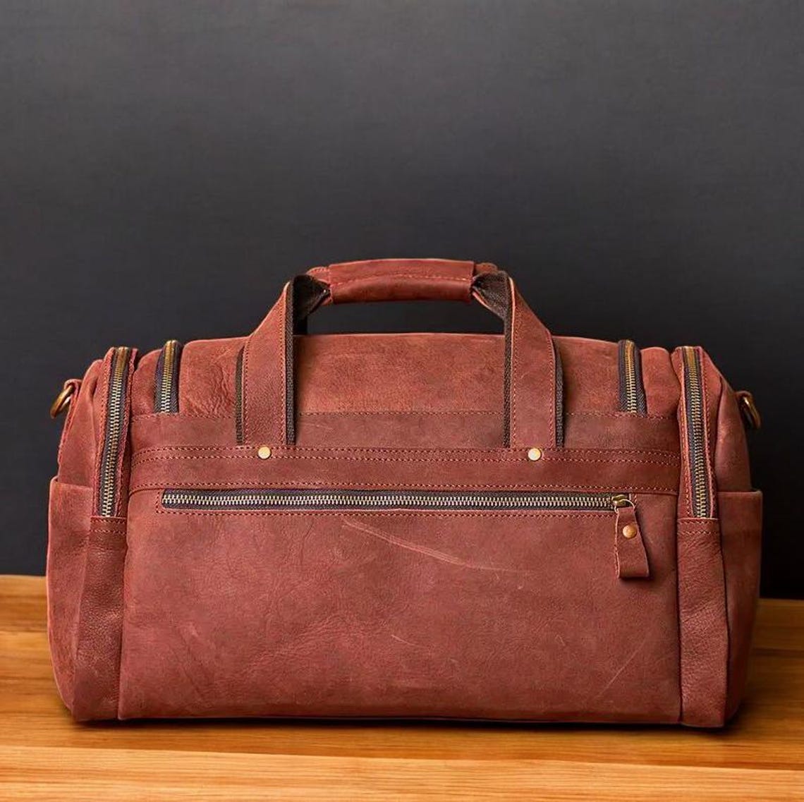 Leather Duffle Bag Pattern | Leather Pattern | Duffle Bag | Leather Bag ...