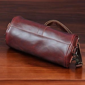 Leather Barrel Bag Pattern | Leather Pattern | Crossbody Bag | Leather ...