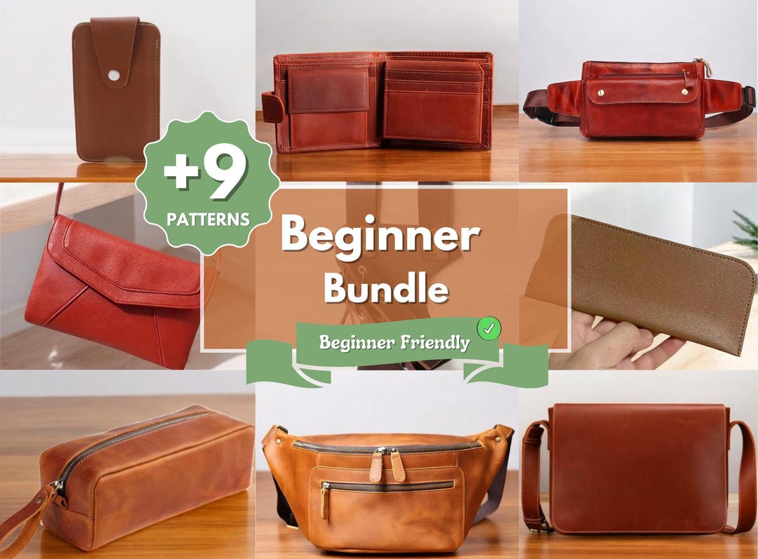 Leather Patterns | Easy Patterns | PDF Leather Pattern | Beginner ...