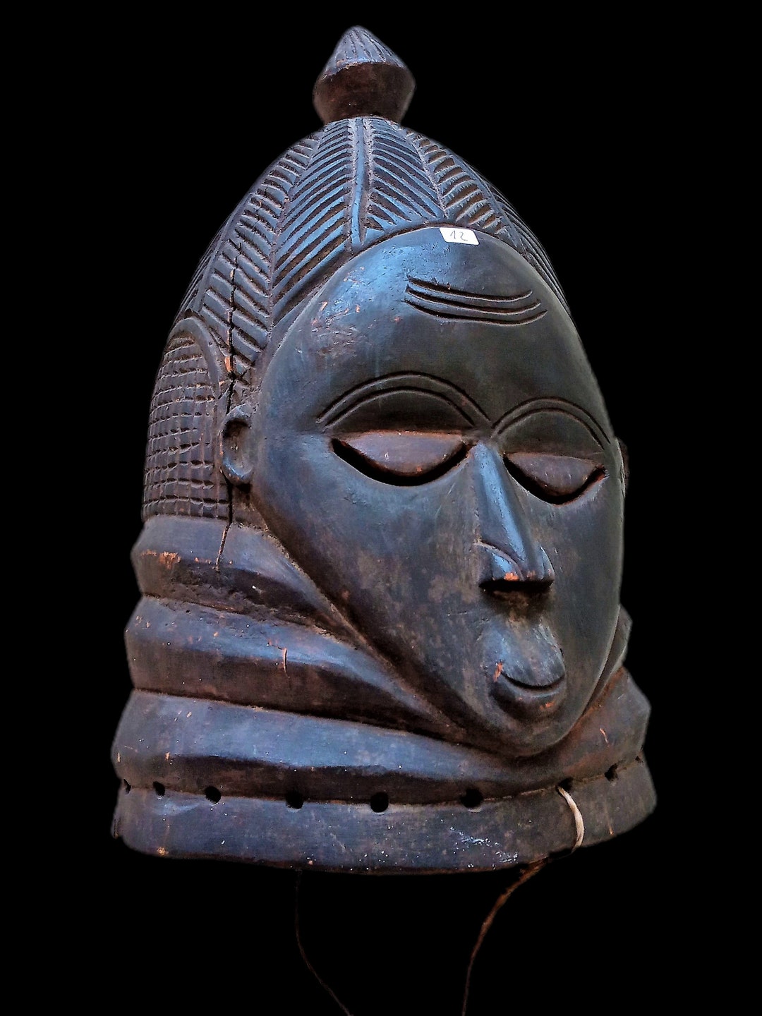 Mende Helmet Mask. African Mask - Etsy