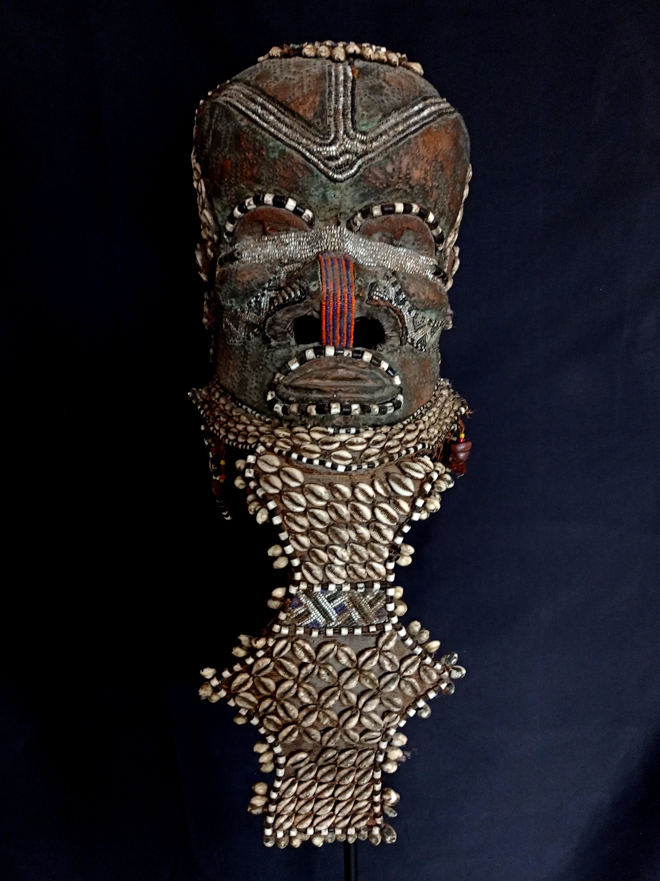 Kuba Bwoom Mask. African Tribal Art - Etsy