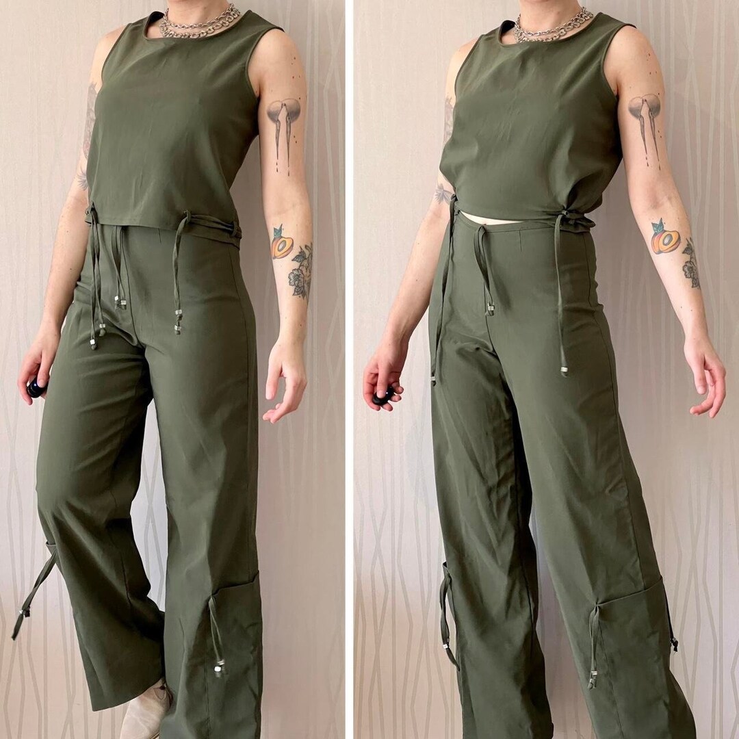 Biche De Bere Top & Pants Set Cyber Techwear Utility Subversive Two ...