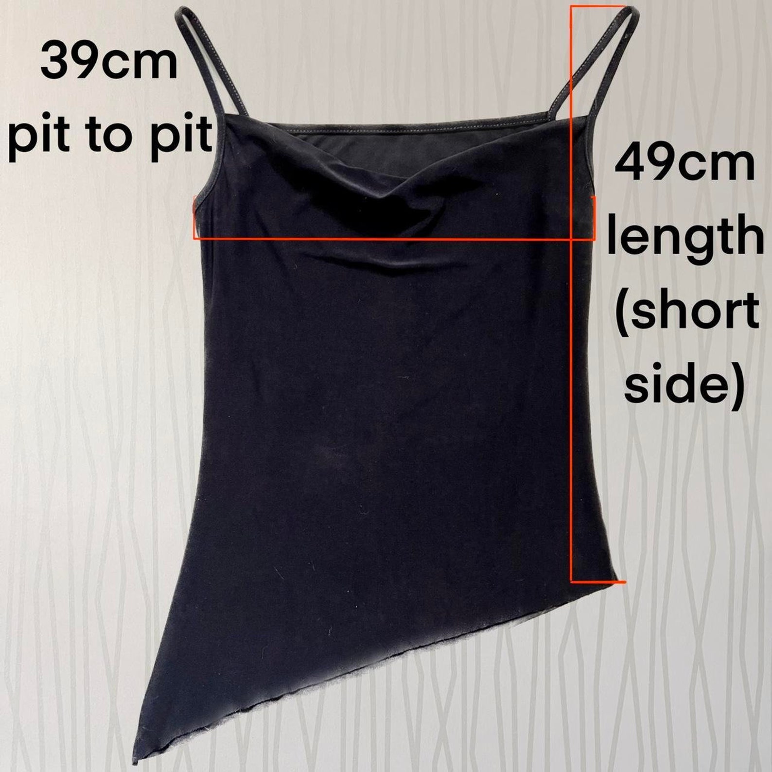 90's Tank Top Subversive Basic Minimalist Asymmetrical Tank Top Cool ...