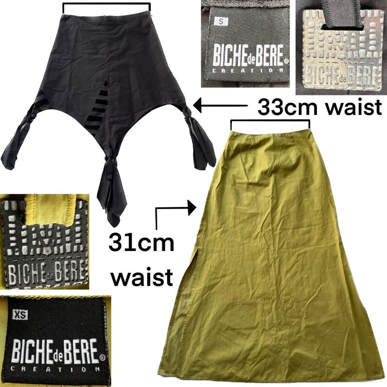 Y2K Biche De Bère 3-piece Set – Textured Blouse & Layered Skirts - Etsy