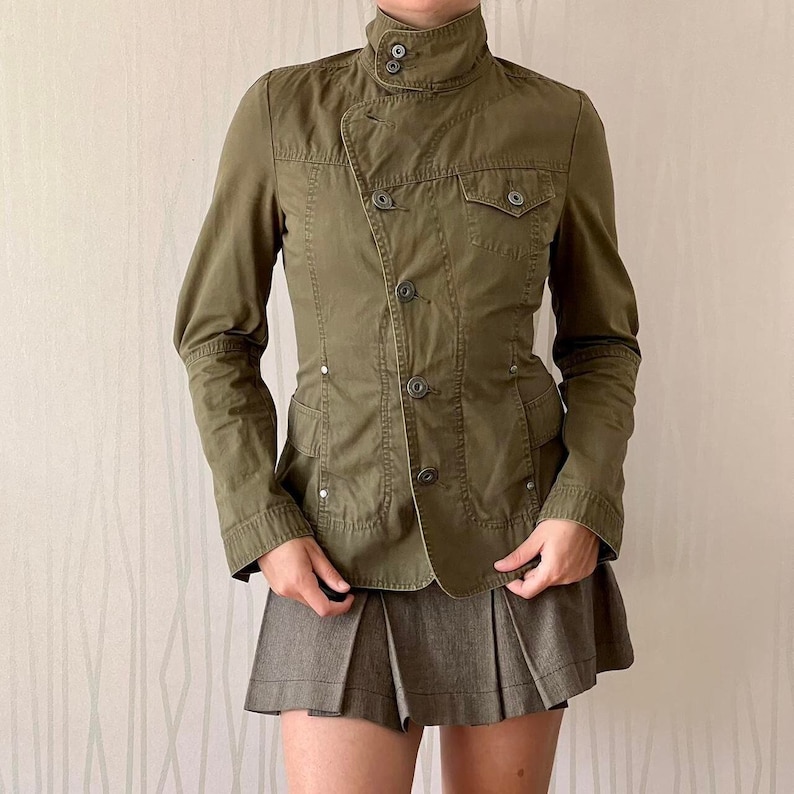 Y2K Diesel Techwear Gorpcore Cyber Cargo Military Jacket - Etsy