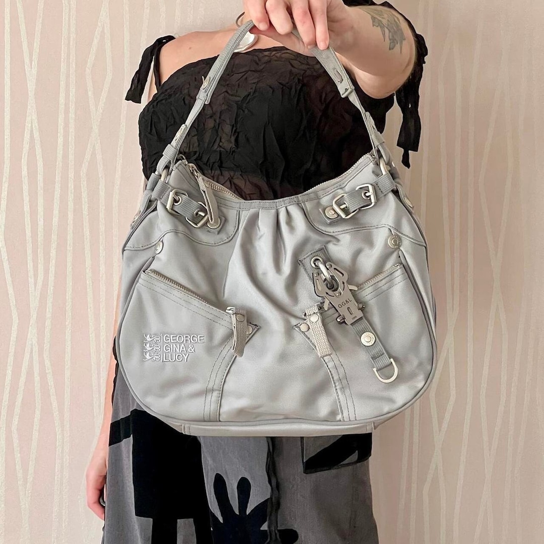 Vintage George Gina & Lucy Bag Utility Techwear Cyber Cargo Gorpcore ...
