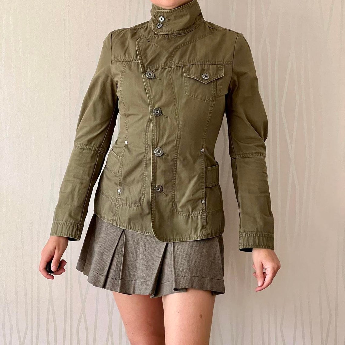 Y2K Diesel Techwear Gorpcore Cyber Cargo Military Jacket - Etsy