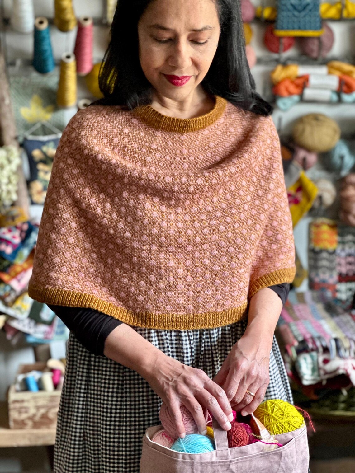 Millefleur Petite Poncho - Etsy