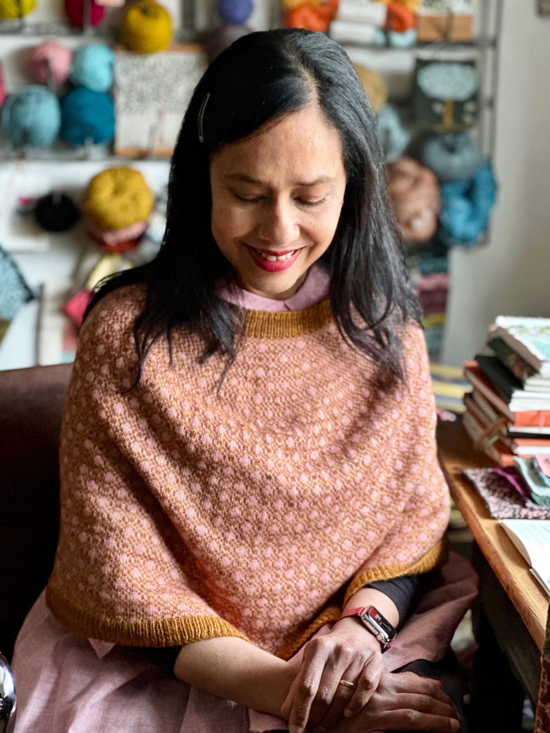 Millefleur Petite Poncho - Etsy
