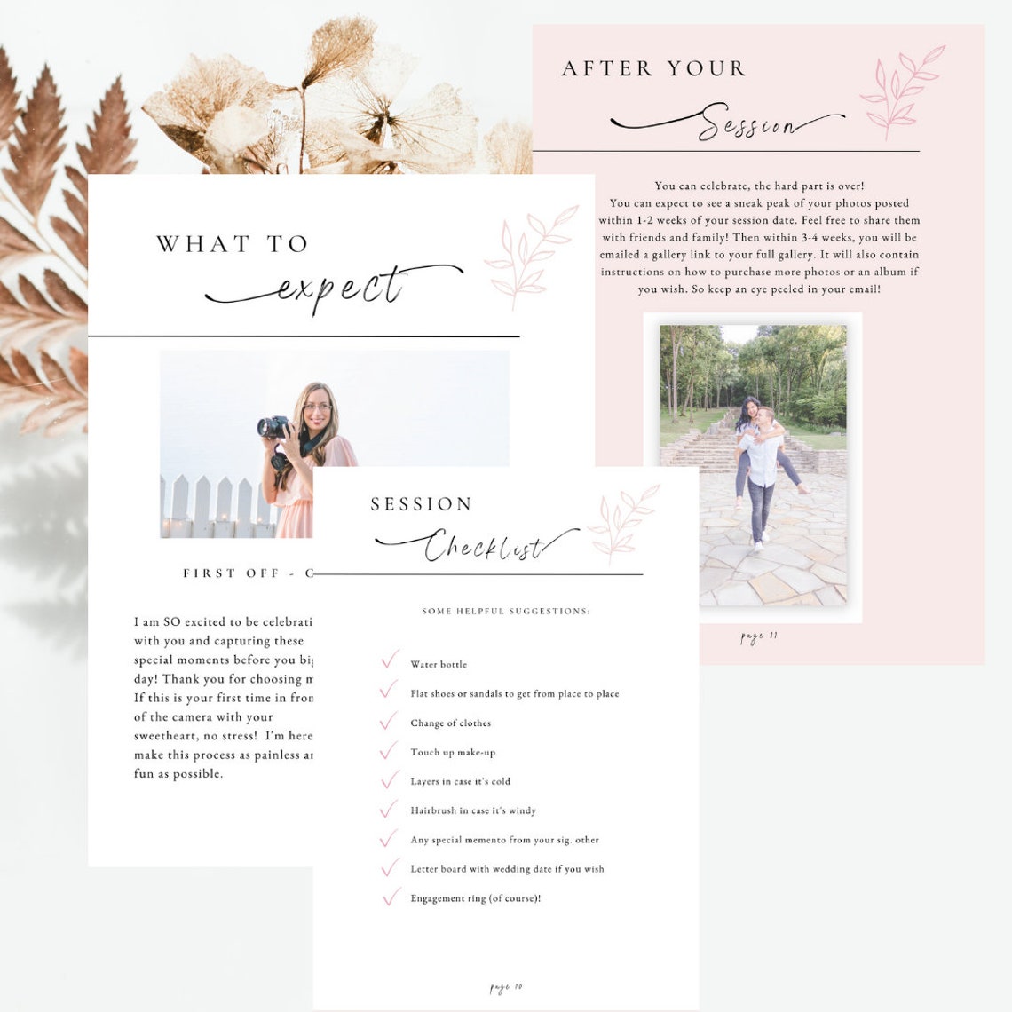 Engagement Session Prep Guide, What to Wear Style Guide, Canva Template ...