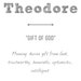 Theodore Baby Name Meaning, Baby Nursery Sign, Boy Names Printable ...