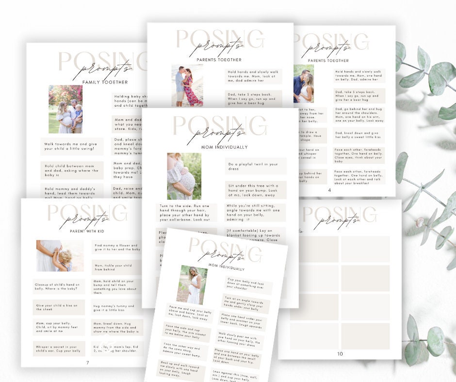 Maternity Session Prep Guide, What to Wear Style Guide, Maternity Session Pricing Guide, Posing ...