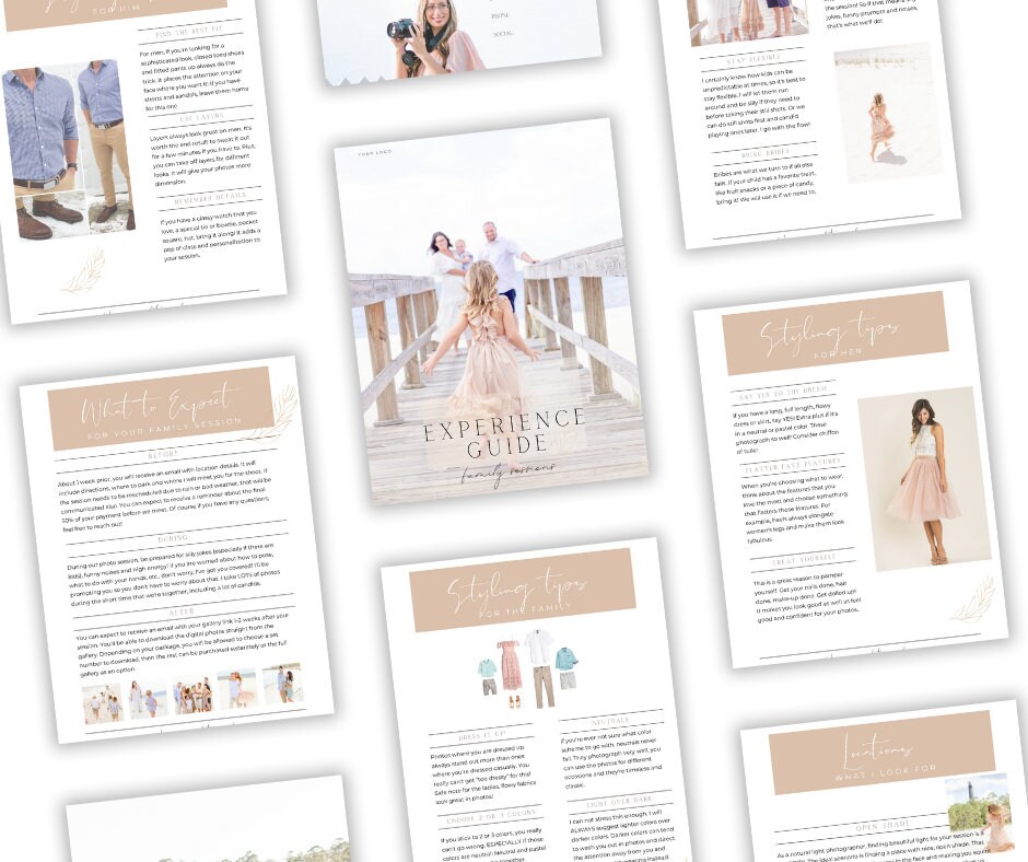Family Session Prep Guide, What to Wear Style Guide, Family Session ...