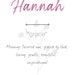 Hannah Name Meaning, Nursery Sign, Printable Baby Name Sign, Instant ...