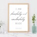 Nursery Wall Decor Printable Sign I Am Fearfully and Wonderfully Made ...