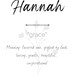 Hannah Name Meaning, Nursery Sign, Printable Baby Name Sign, Instant ...