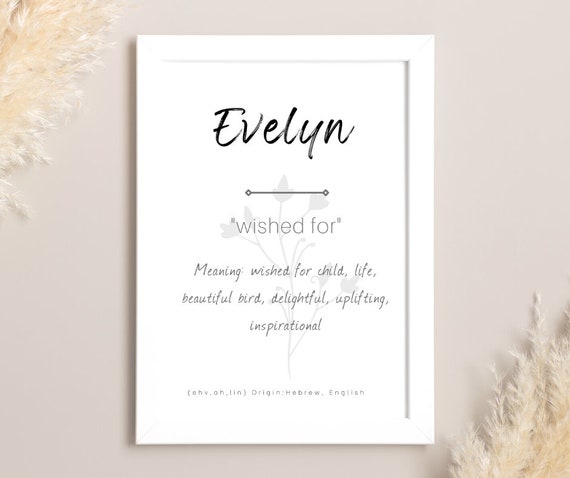 Evelyn Name Spelling