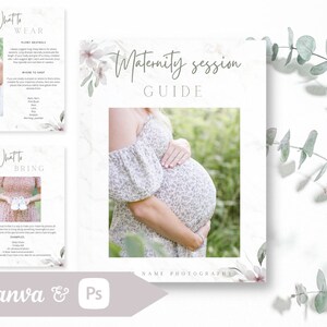 Maternity Session Prep Guide, What to Wear Style Guide, Canva Template ...