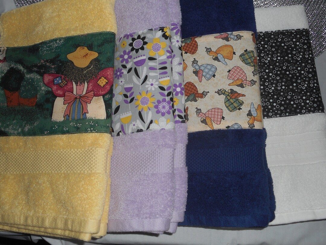 Decorator Terry Hand Towels, Set of 2 Fabric , Bathroom ,guests ...