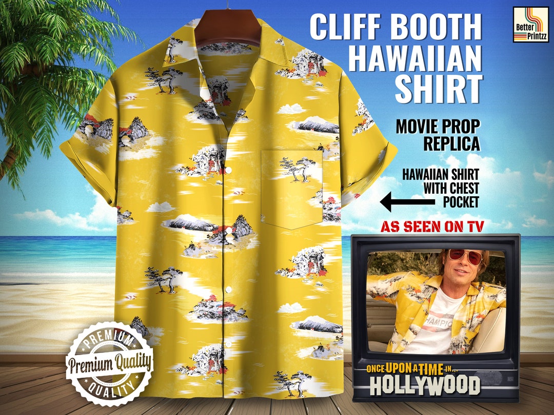 Cliff Booth Hawaiian Shirt Once Upon a Time in Hollywood - Etsy