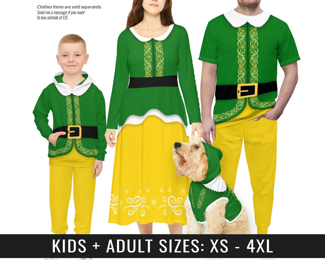 Elf Family Costume, Ely Buddy Costume Shirt, Funny Christmas Costume ...