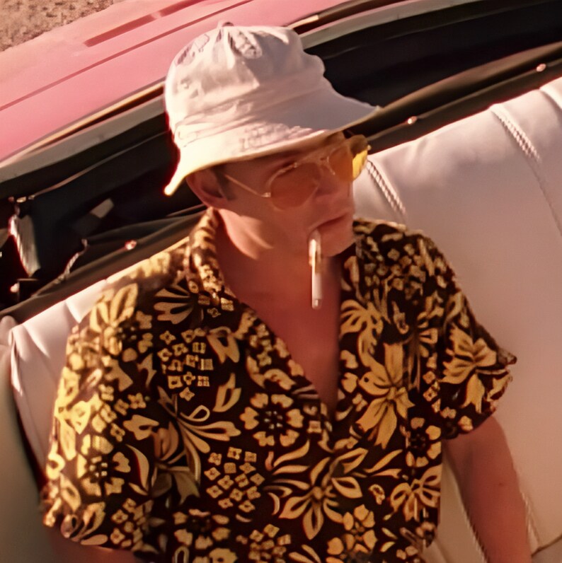 Raoul Duke Hawaiian Shirt Fear And Loathing In Las Vegas Etsy